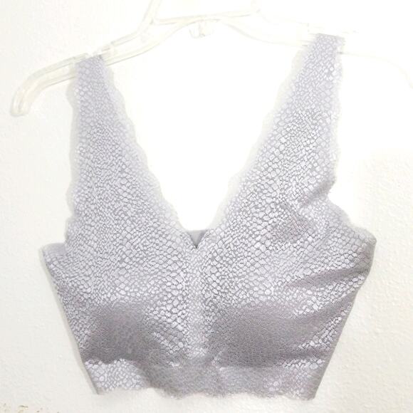 sophie b. | Intimates & Sleepwear | Sophie B Metallic Silver Shimmering ...